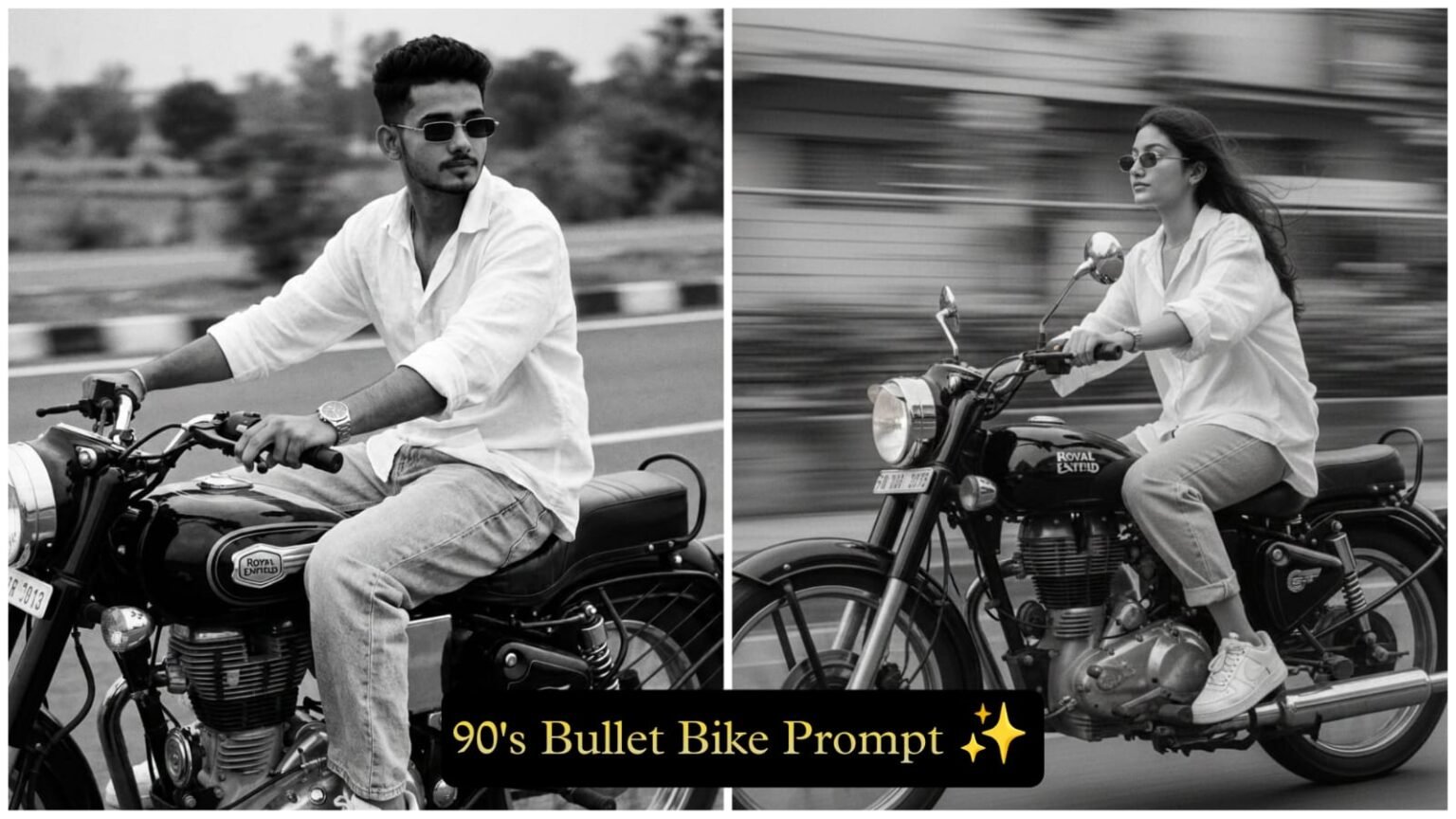 Viral 90's Bullet bike Prompt | Gemini Photo Editing Prompt
